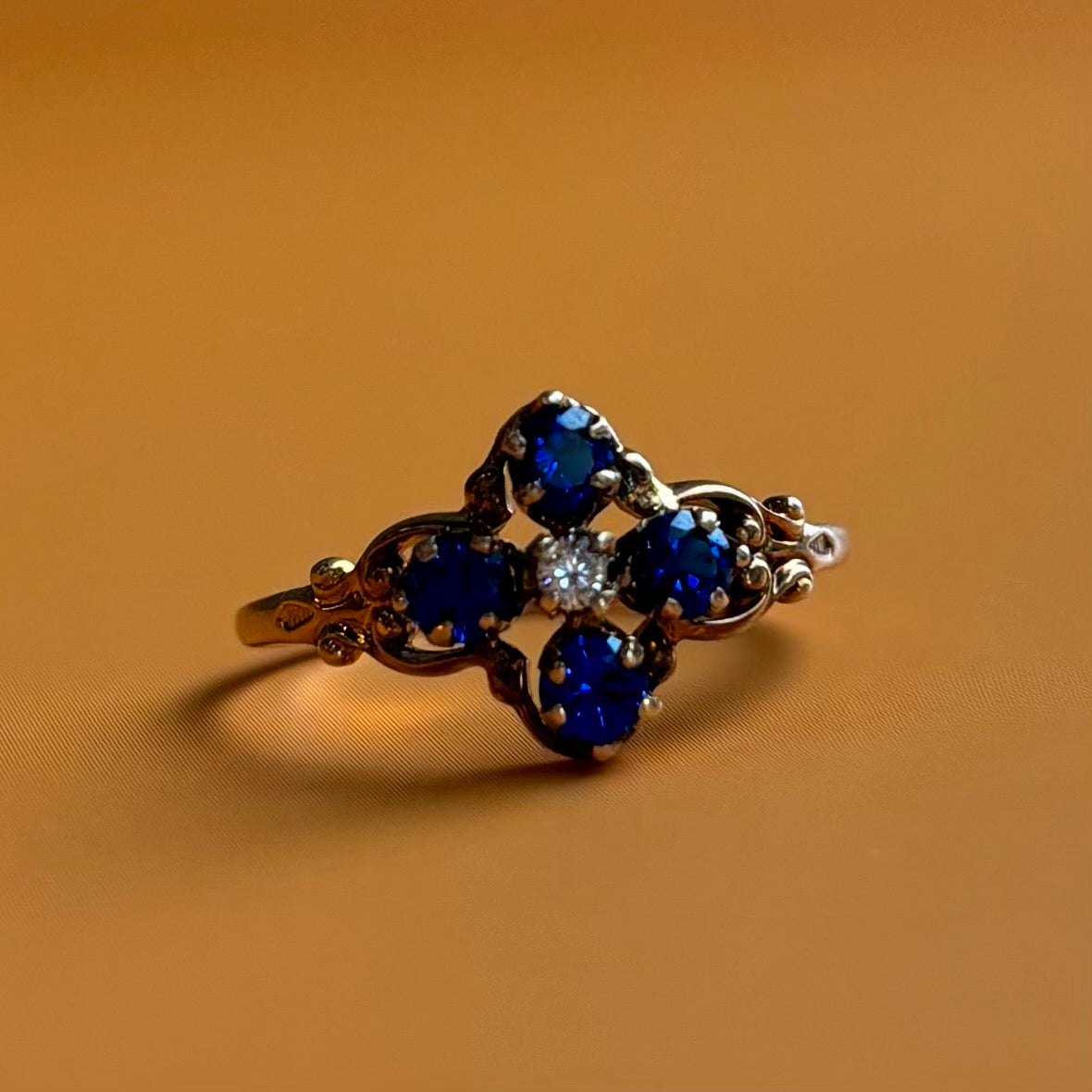 Victorian Sapphire and Diamond Ring – Sundance Jewelers