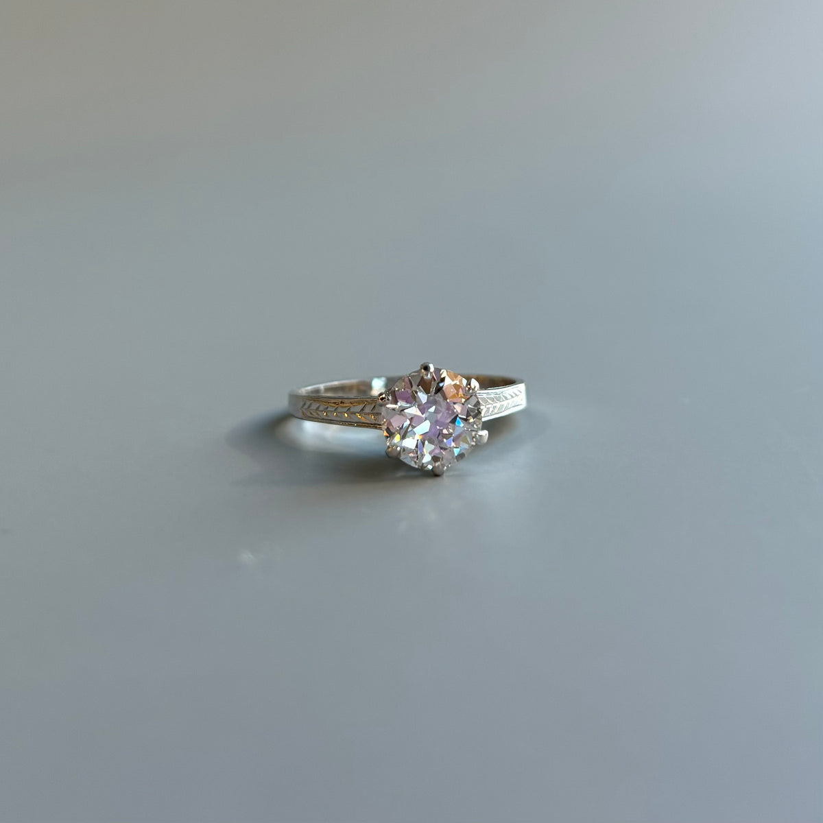 Victorian Diamond Solitaire Engagement Ring 1.18 Carats – Sundance Jewelers